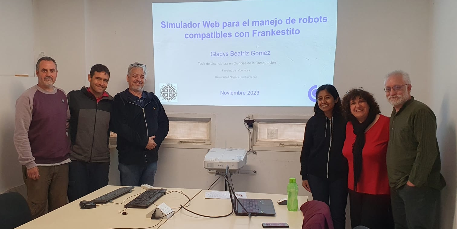 Gladys Gomez: Simulador Web para el manejo de robots compatibles con Frankestito. Noviembre 2023 ...